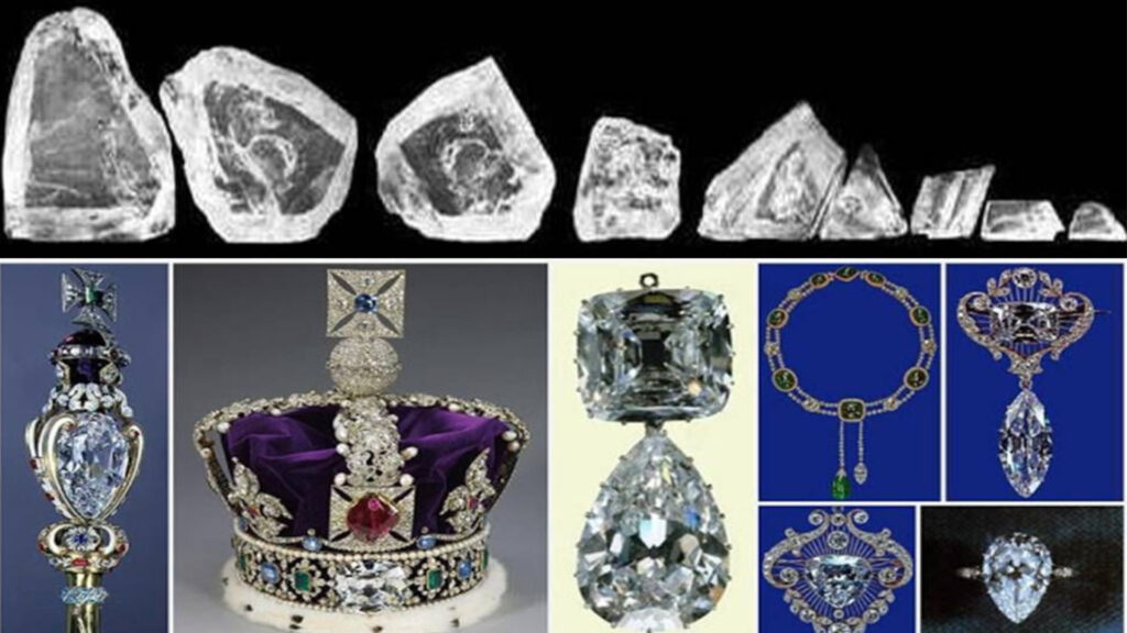 El Cullinan en las joyas de la corona británica